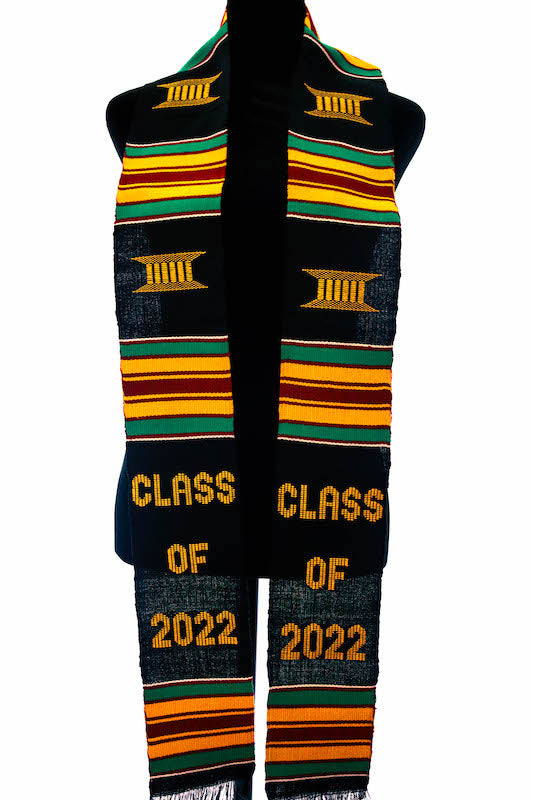 Class of 2022 Kente Cloth Graduation Stole – The Kente Factory